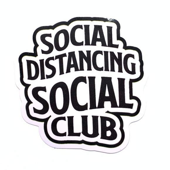 Accessories | Social Distance Vinyl Sticker | Poshmark
